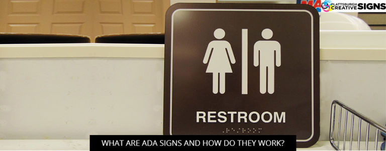 What Are ADA Signs And How Do They Work? - Plattsburgh Creative Signs